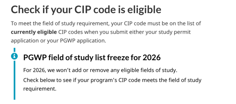 IRCC Freezes PGWP-Eligible Courses for 2026 - Moving2Canada